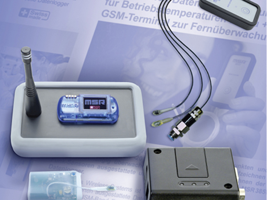 Wireless-Mini-Datenlogger mit GSM-Terminal und Funksensoren - Messdaten ...