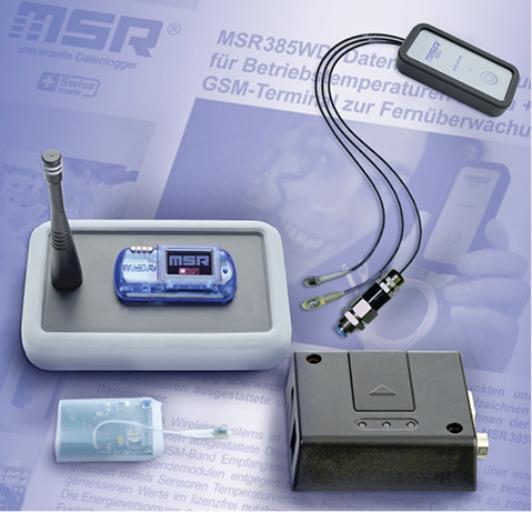 Wireless-Mini-Datenlogger mit GSM-Terminal und Funksensoren - Messdaten ...