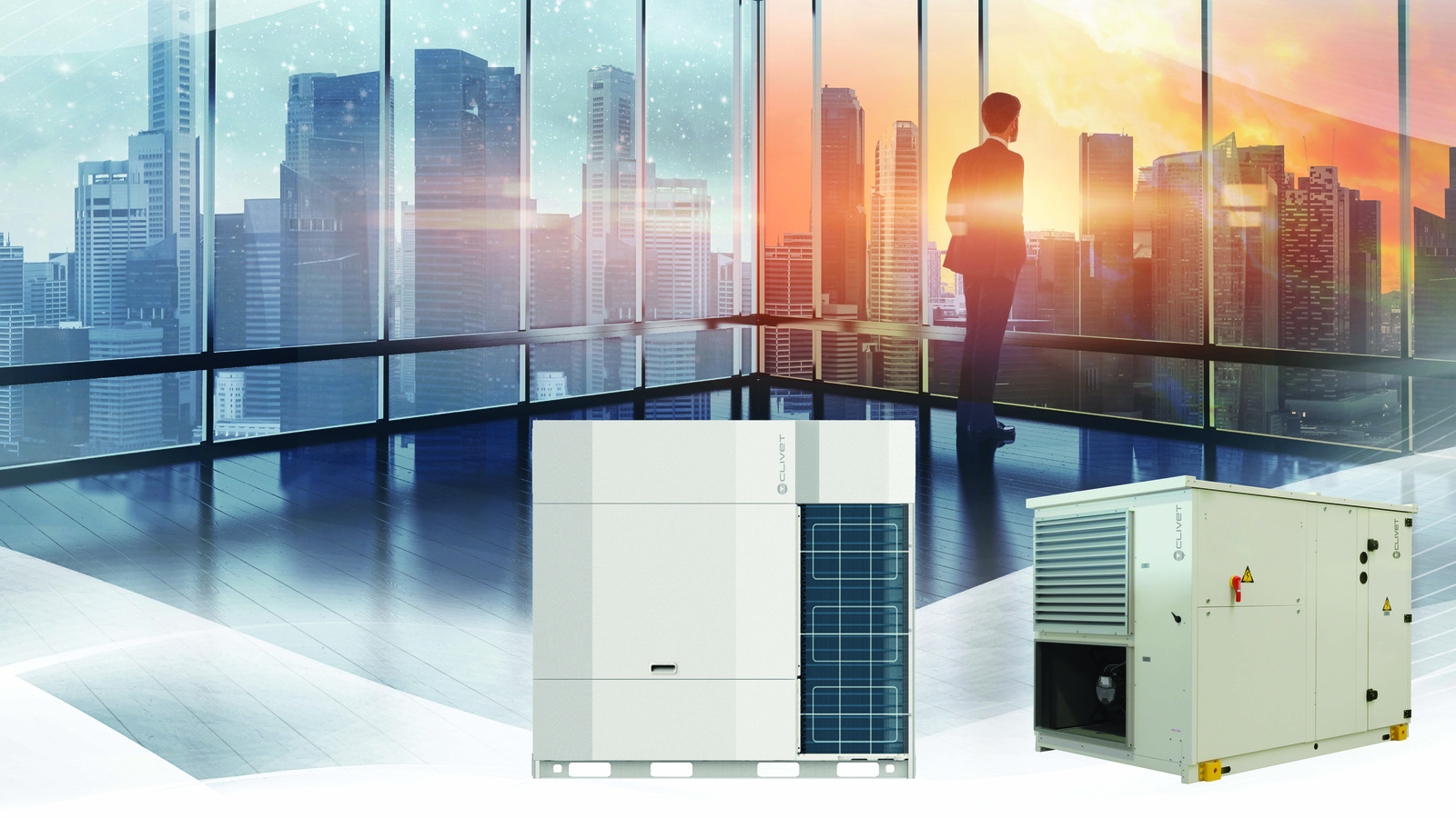 Clivet bietet Großflächenkomfort - Neue Klimasysteme auf der Chillventa