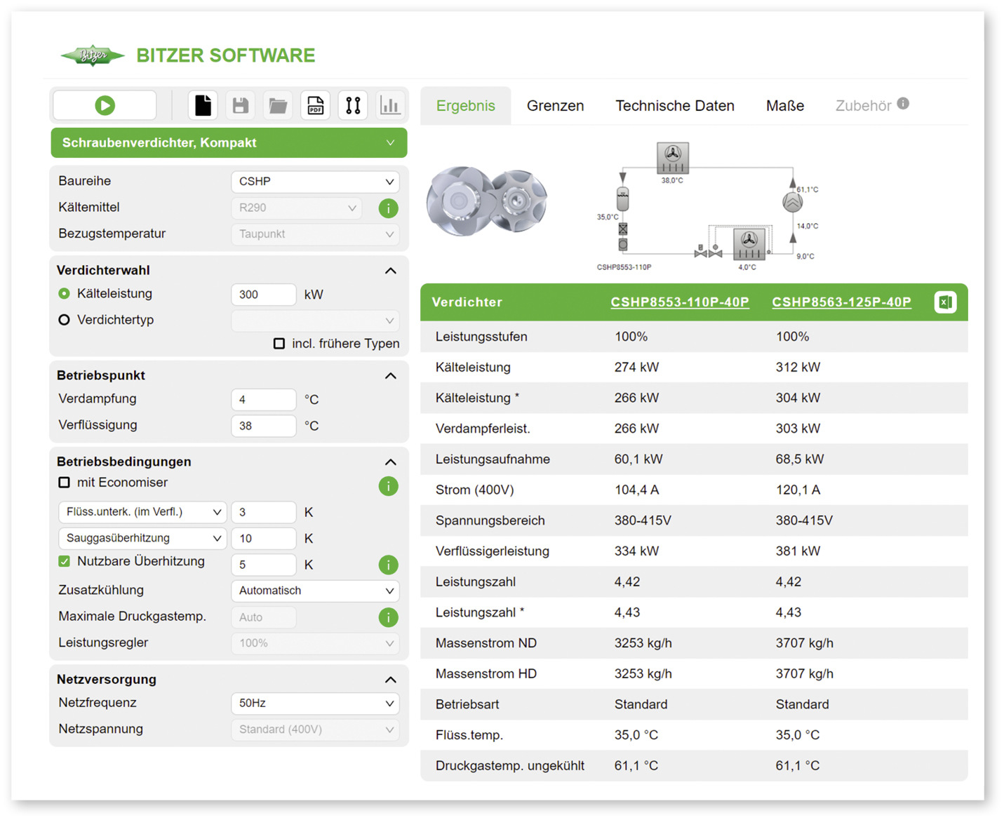 Bitzer Software überarbeitet - ﻿Zeit sparen beim Auslegen