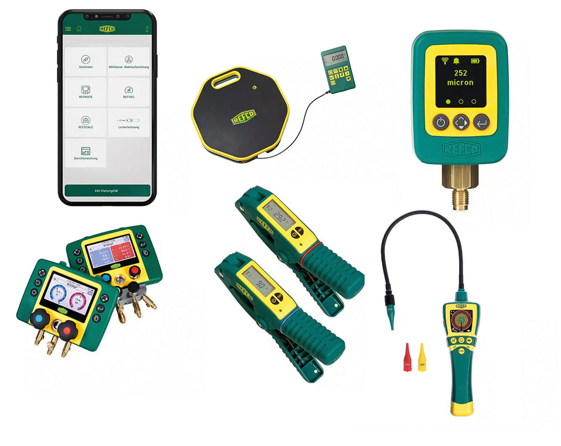 Refco - Digitale App für Messwerte in der Kältetechnik