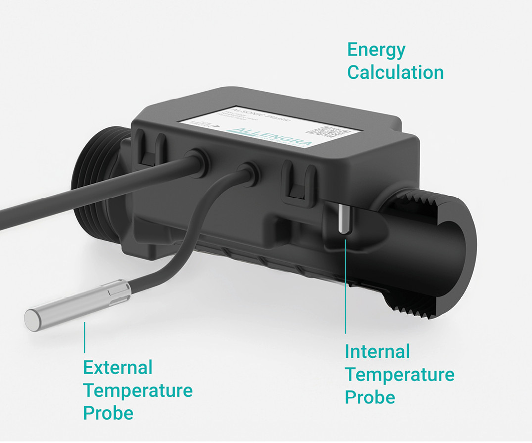 Allengra - Ultraschallsensor für Wärmemengenmessung