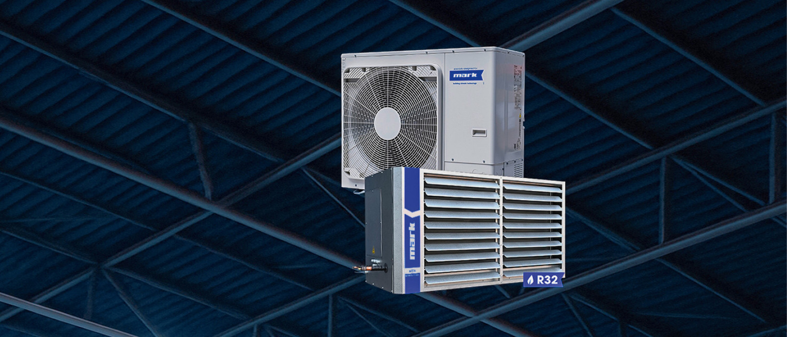 Mark - Luft-Luft-Wärmepumpe in Großräumen